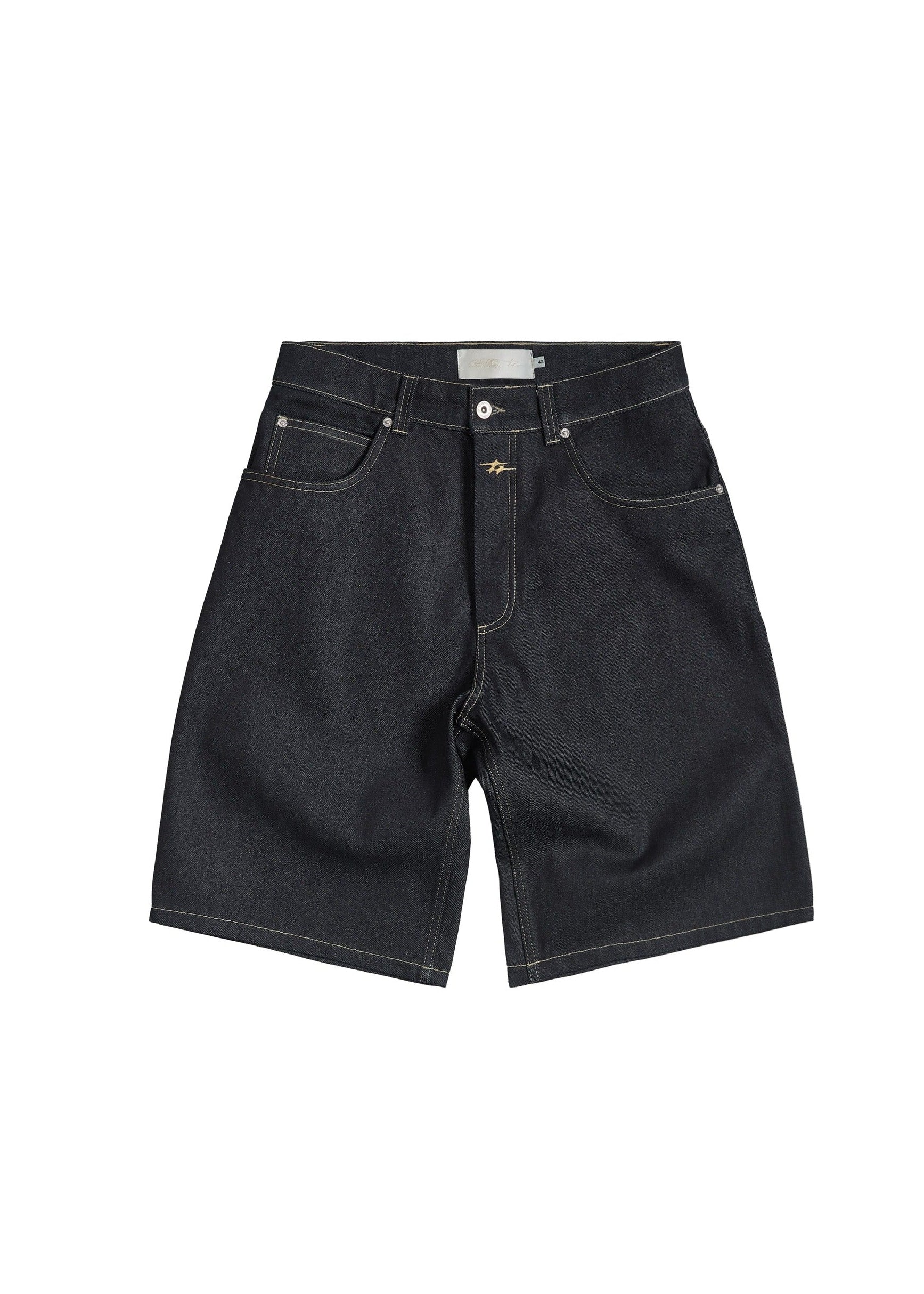 14OZ DENIM SHORT RAW INDIGO