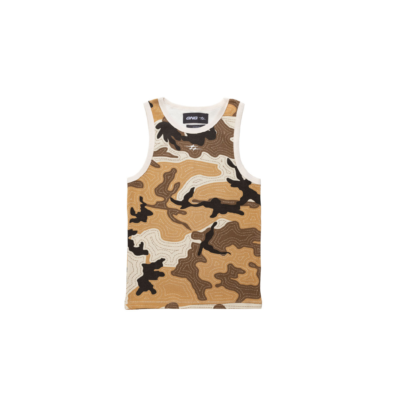 SKIN TANK TOP CAMO